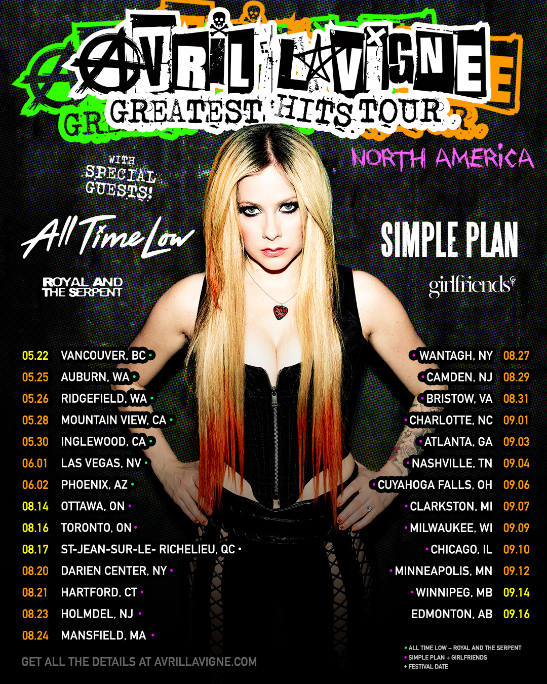Avril Lavigne Announces Greatest Hits Tour Chorus fm Avril Lavigne Announces Greatest Hits Tour Chorus fm